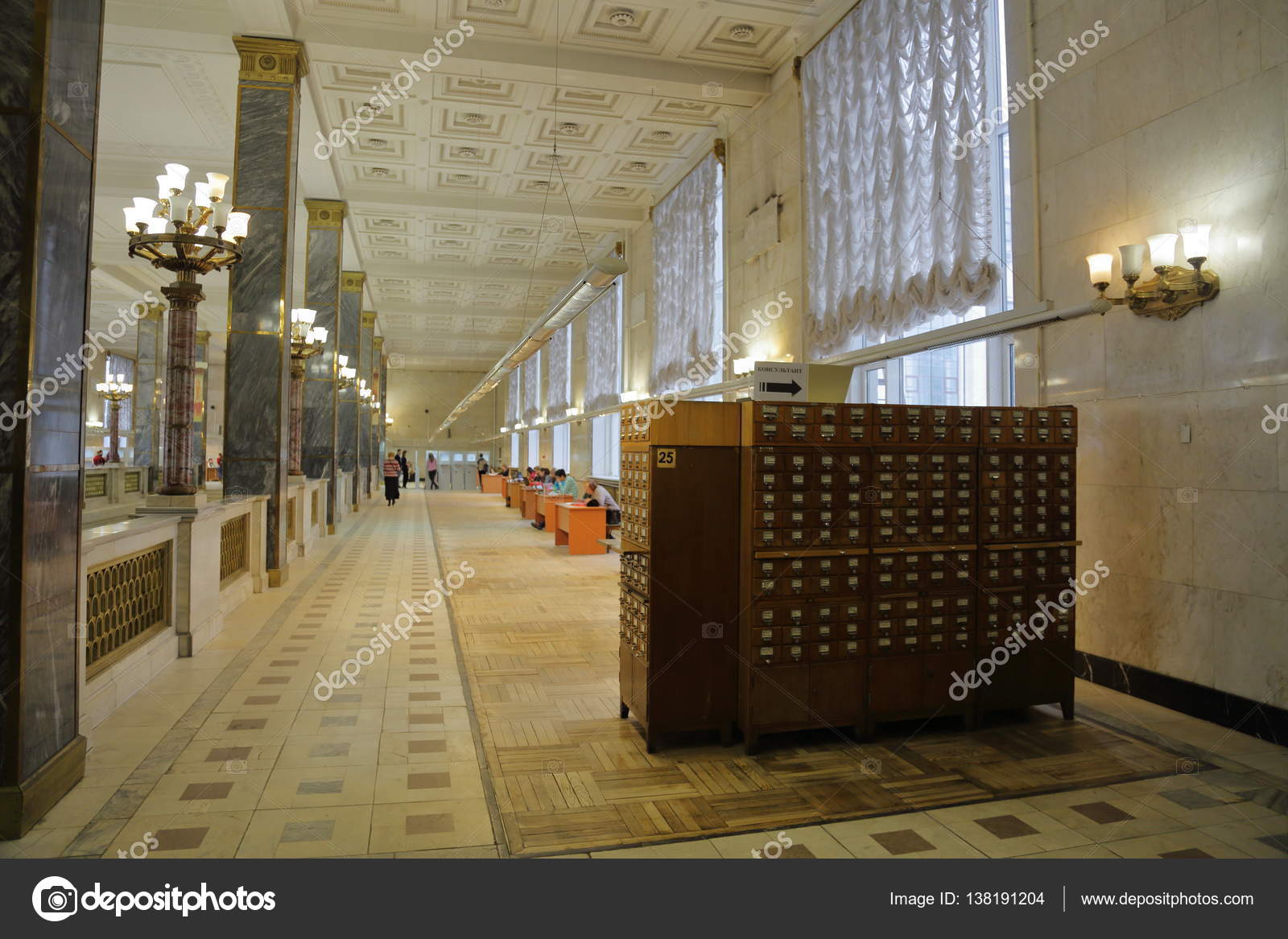 Inside the largest library in Europe, Russia – Stock Editorial Photo ...