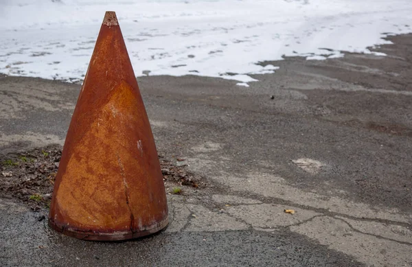 Carpark cone Stock Photos, Royalty Free Carpark cone Images | Depositphotos