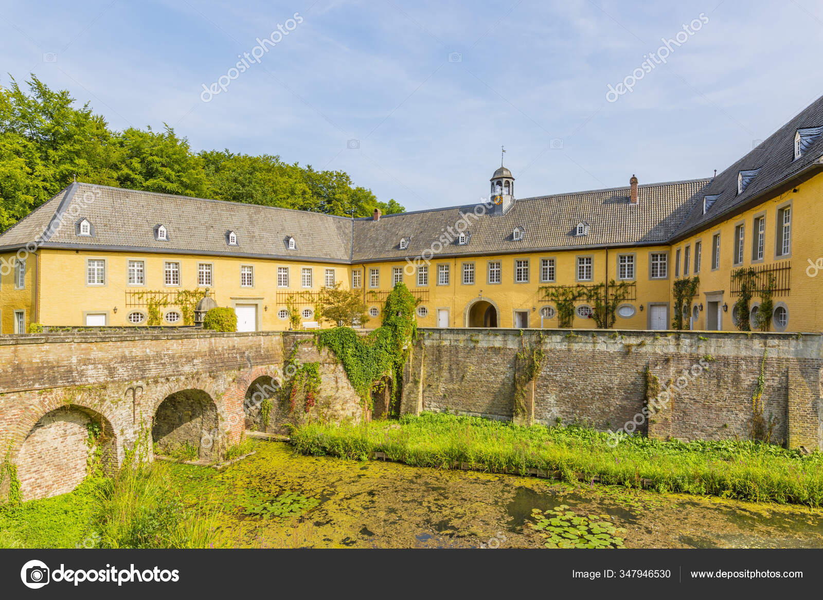Castle Dyck Building Castle Dyck Germany Juechen 2017 — Stock Editorial ...