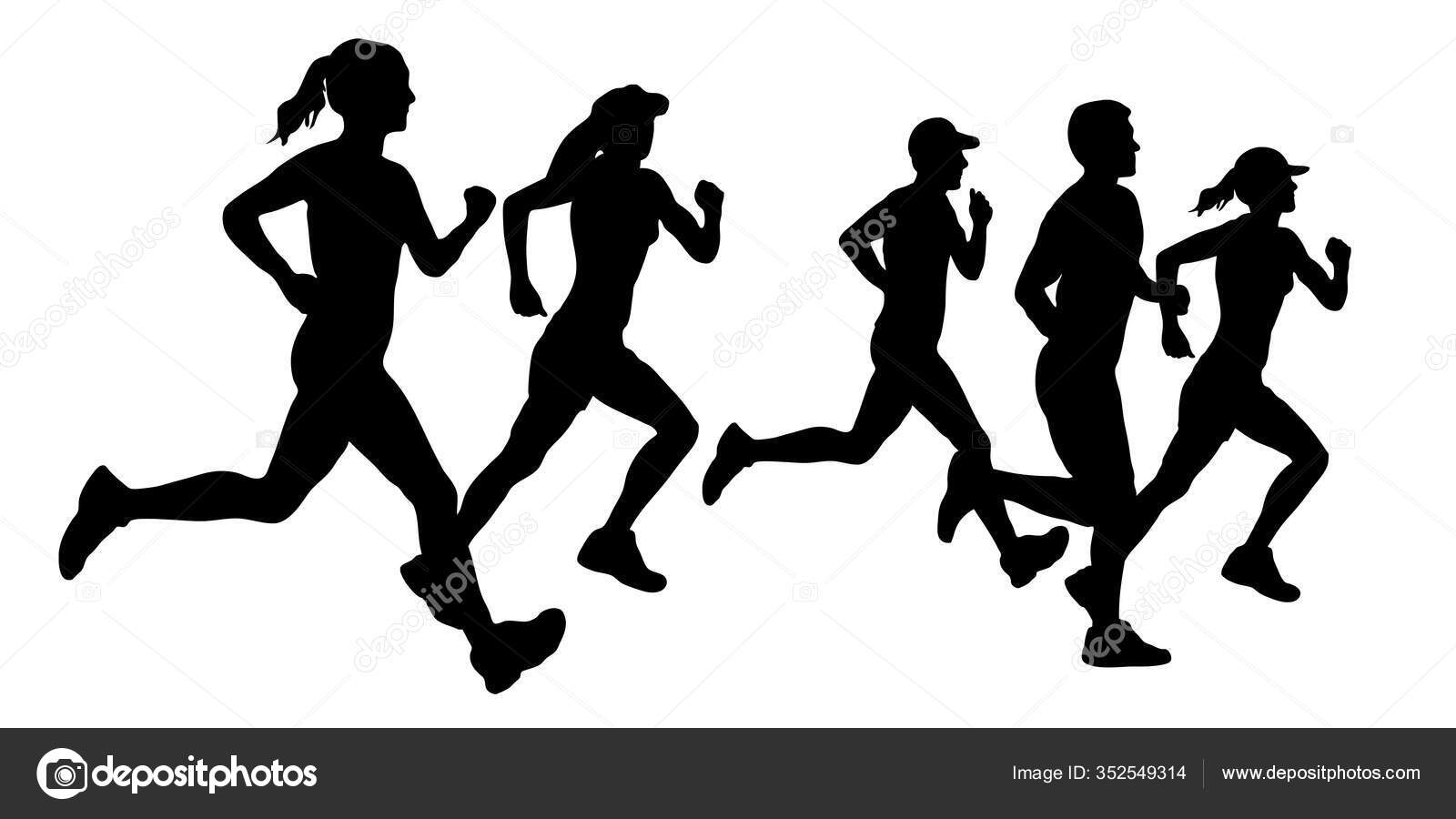 Abstract Running Sport Graphic Vector Quality Stock Vector by ...