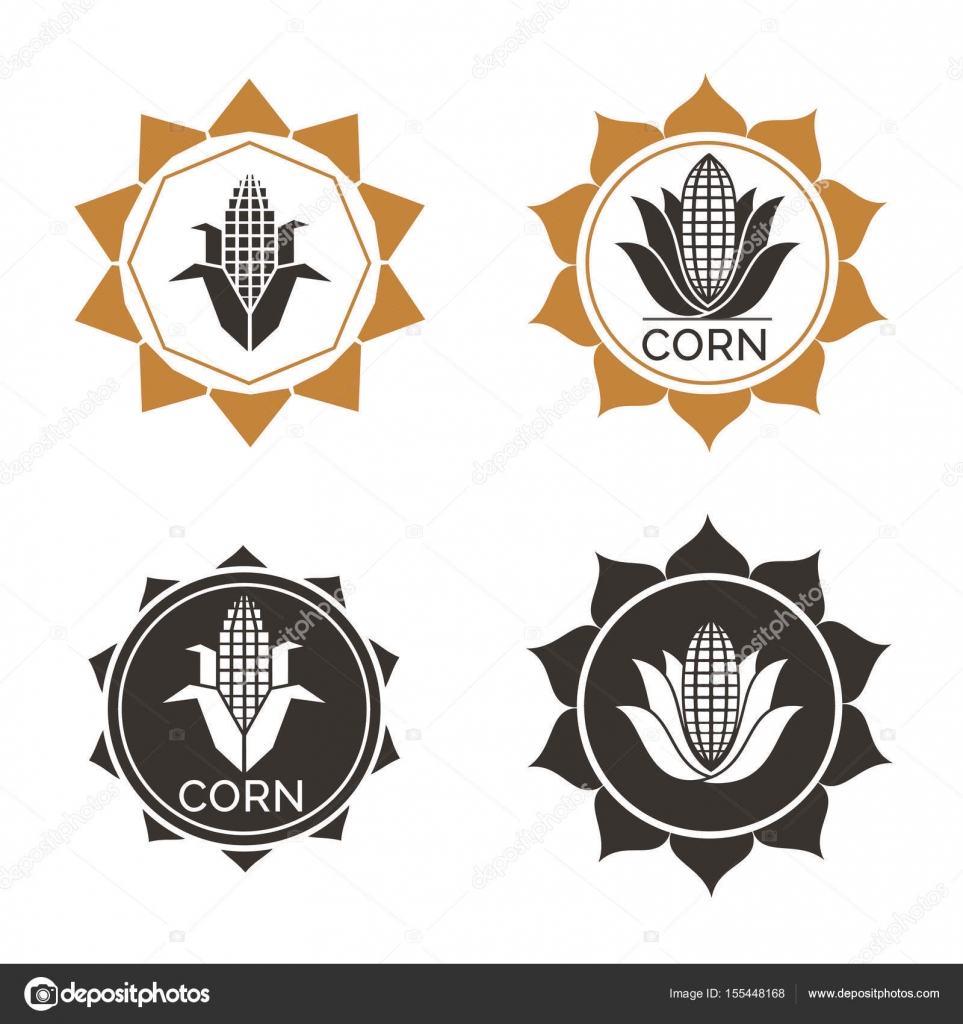Corn icon label Stock Vector Image by ©3xy #155448168