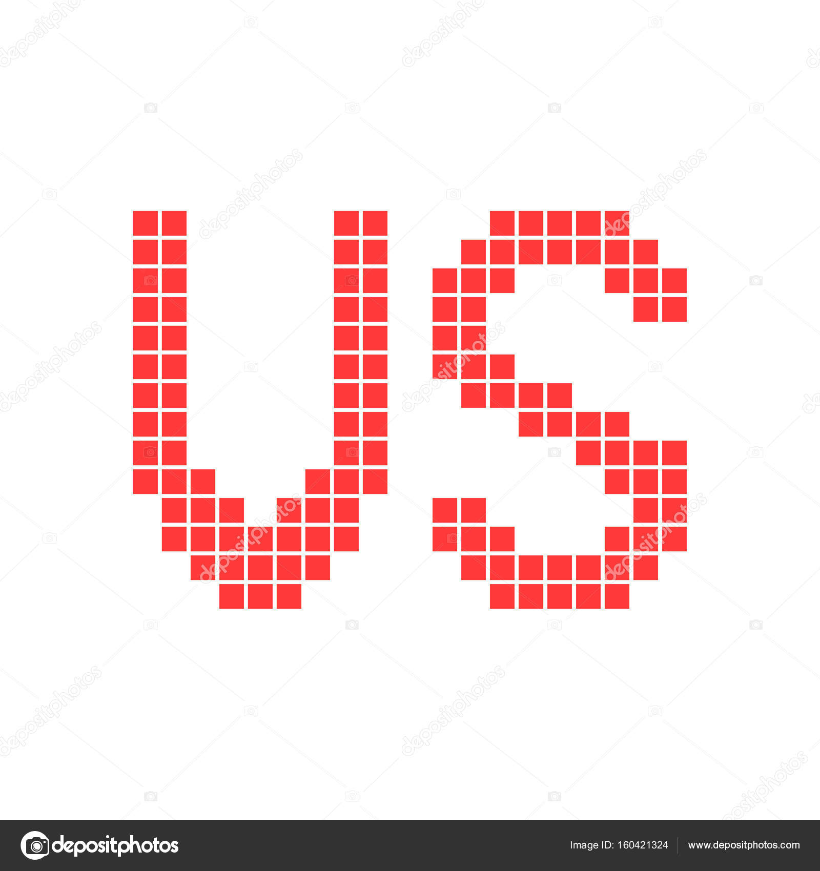 Red versus sign in pixel art Stock Vector Image by ©HoldenKolf #160421324