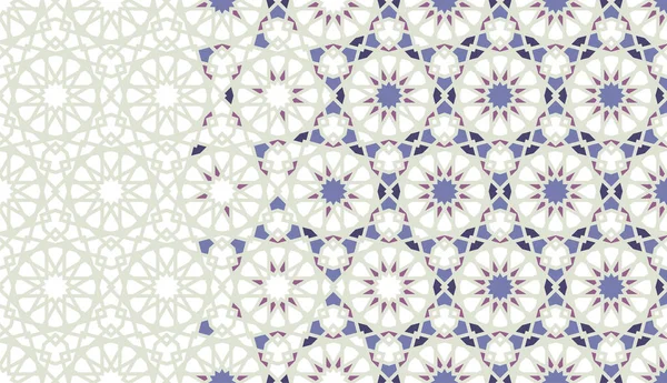 Arabesque Tile Mosaic Repeating Vector Border Geometric Halftone ...