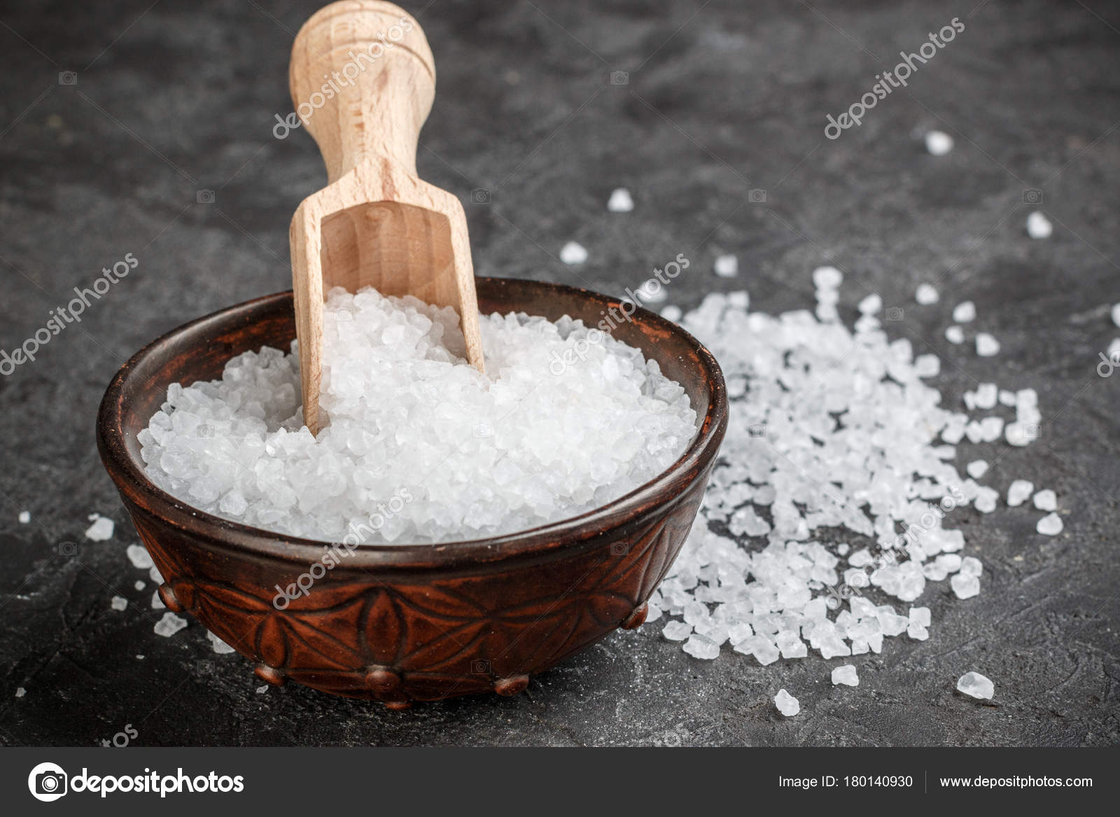 Natural sea salt crystals for cooking. Organic healthy product ⬇ Stock ...