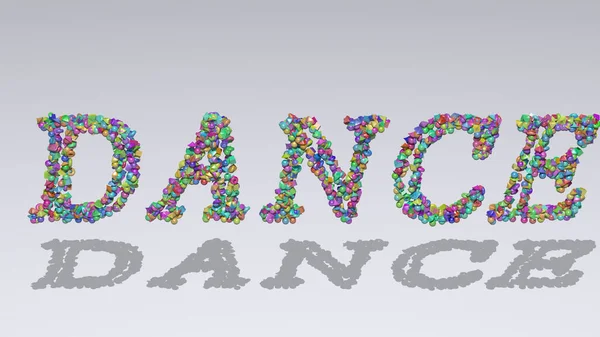 The Word Dance In Glitter