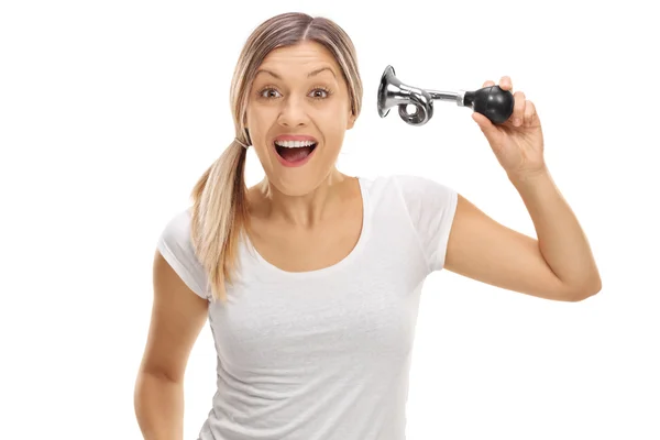 Honking horn Stock Photos, Royalty Free Honking horn Images | Depositphotos