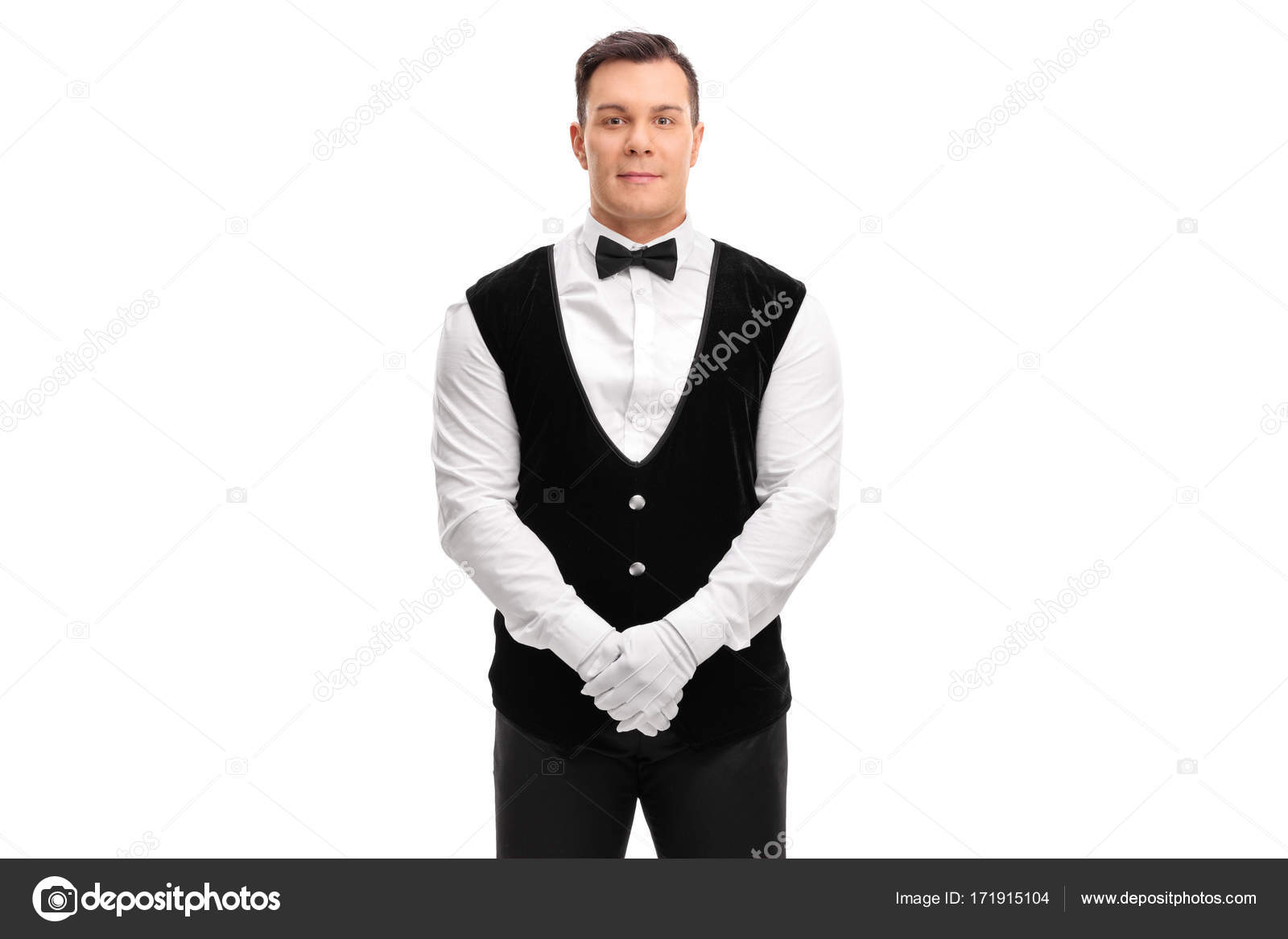 Waiter looking at the camera Stock Photo by ©ljsphotography 171915104