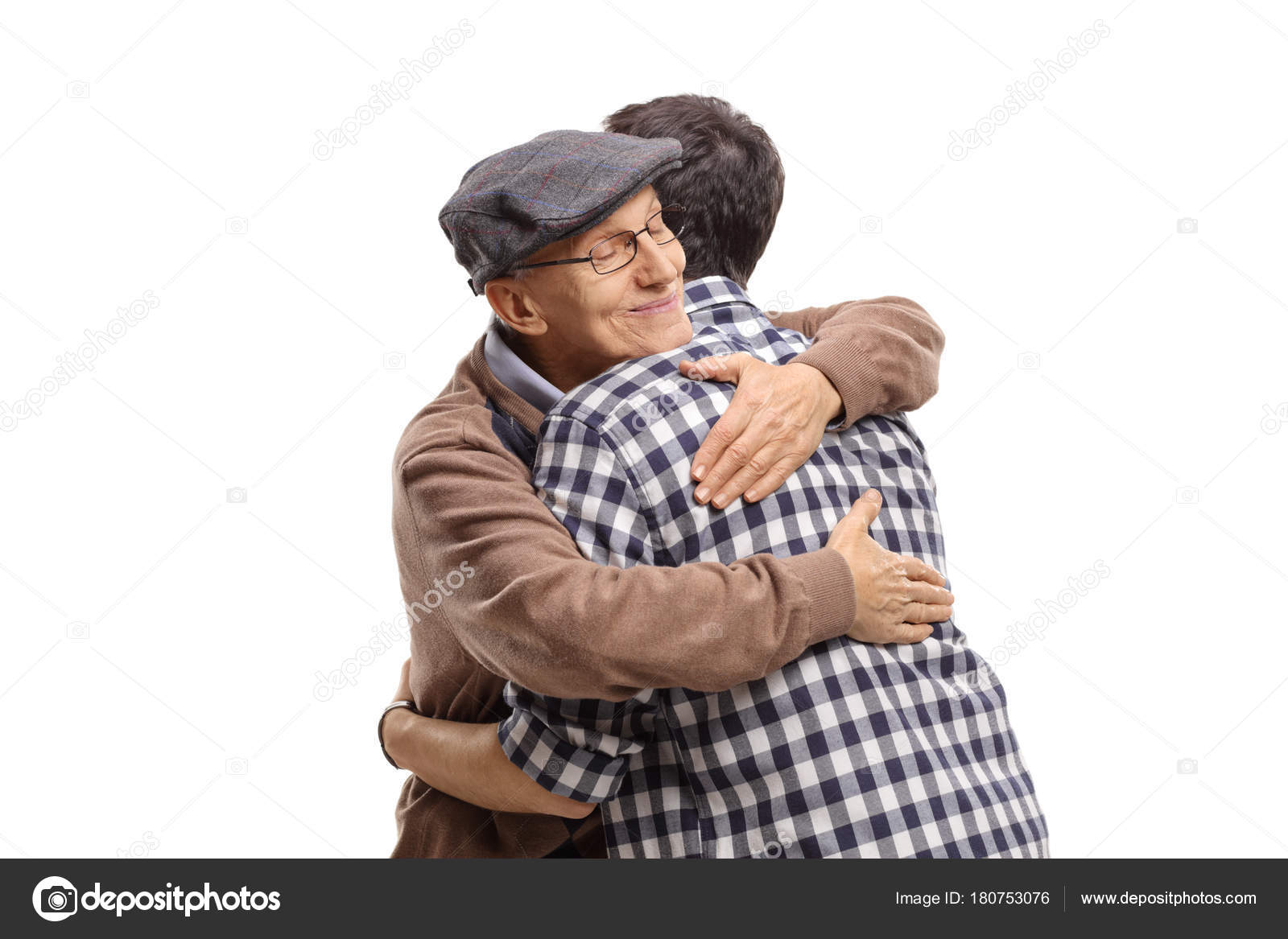 Two Guys Hugging