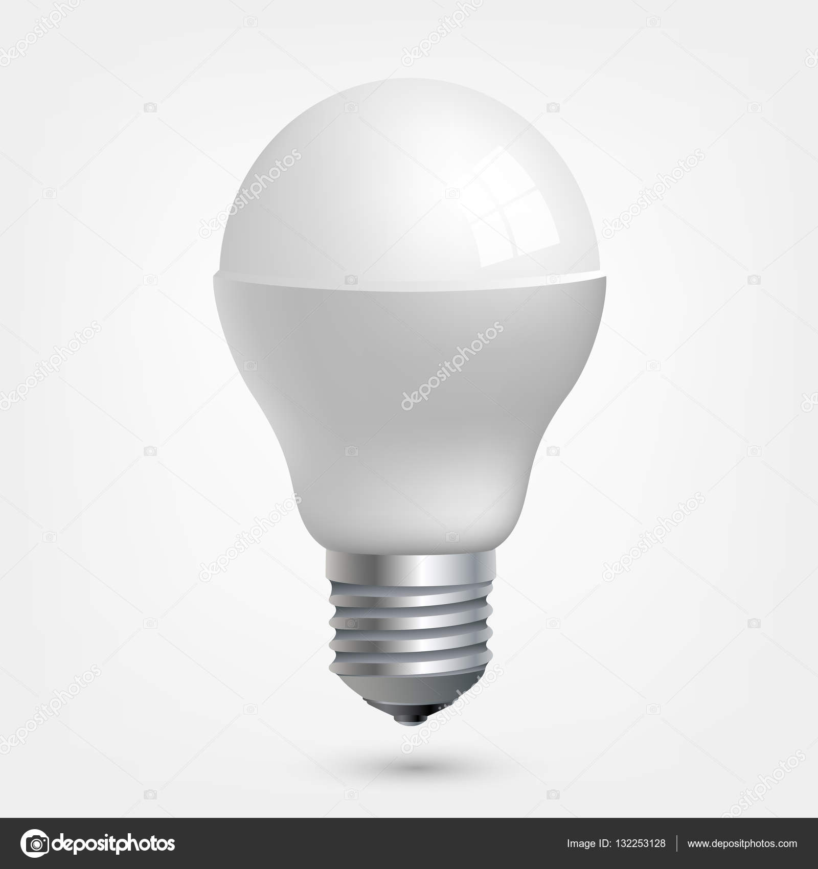 Led Light Bulb Vector
