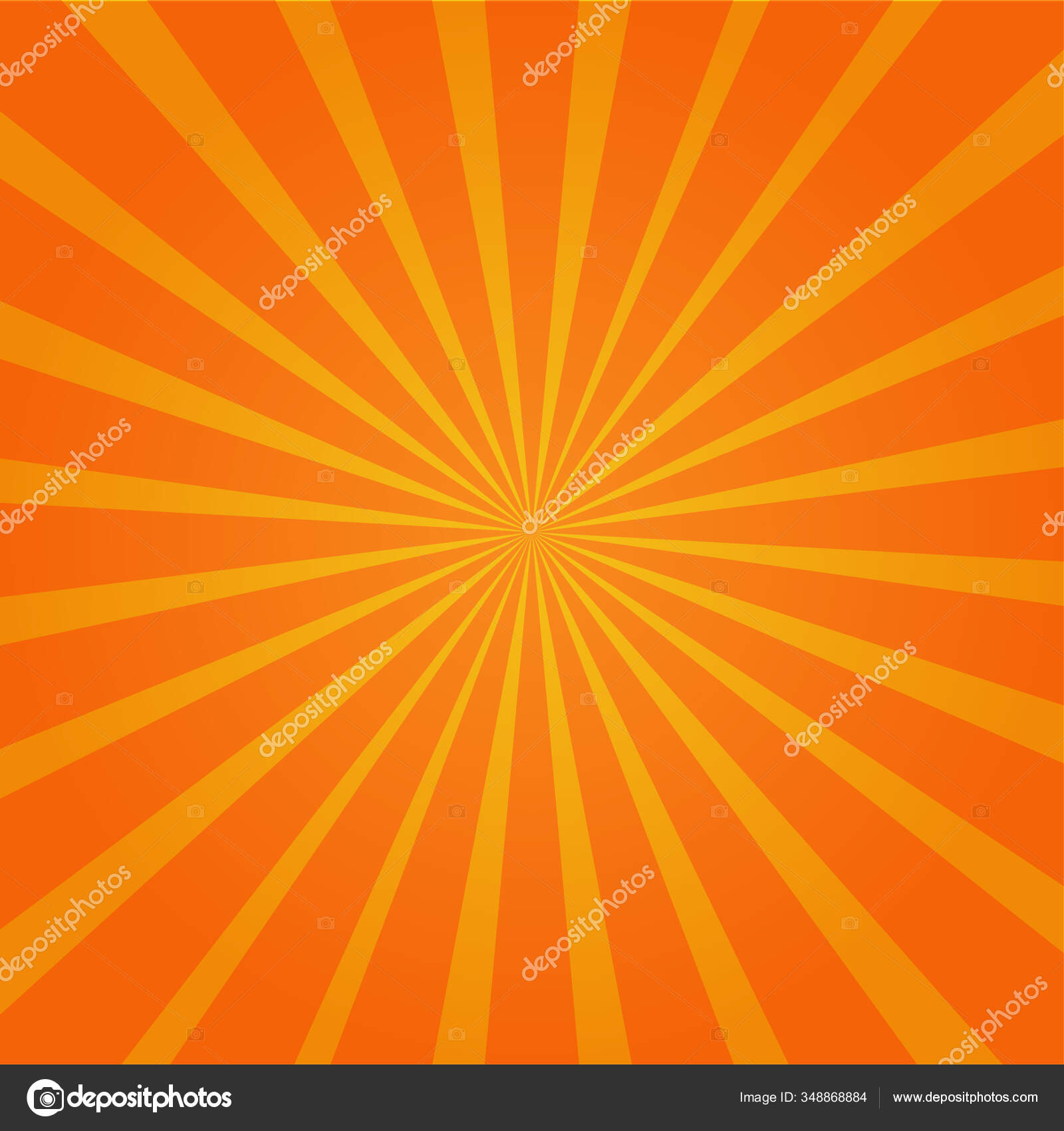 Orange Sun Burst Wallpaper Background Vector Stock Vector by ...