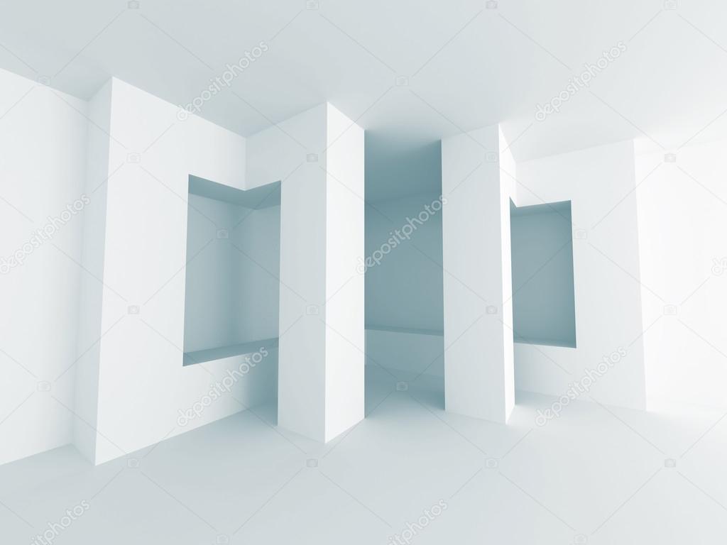 Abstract Interior White Background — Stock Photo © VERSUSstudio #125429340