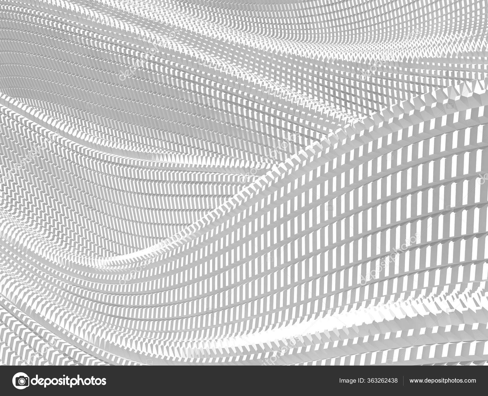 White Abstract Liquid Wavy Background Render Illustration — Stock Photo ...