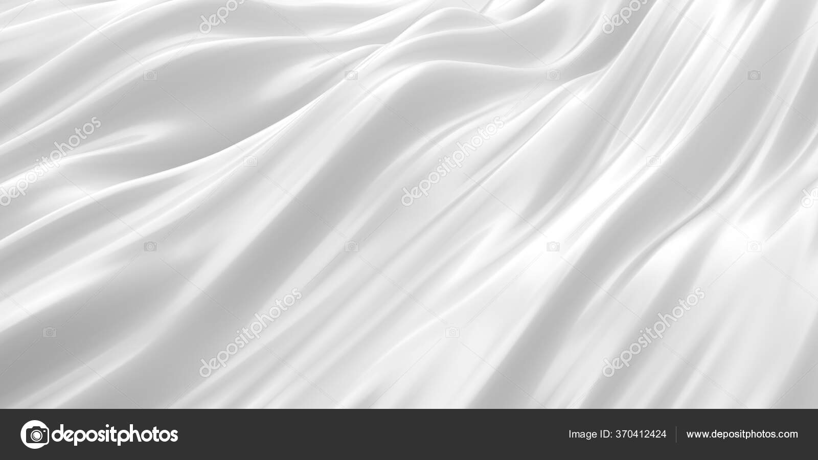 White Abstract Liquid Wavy Background Render Illustration Stock Photo ...