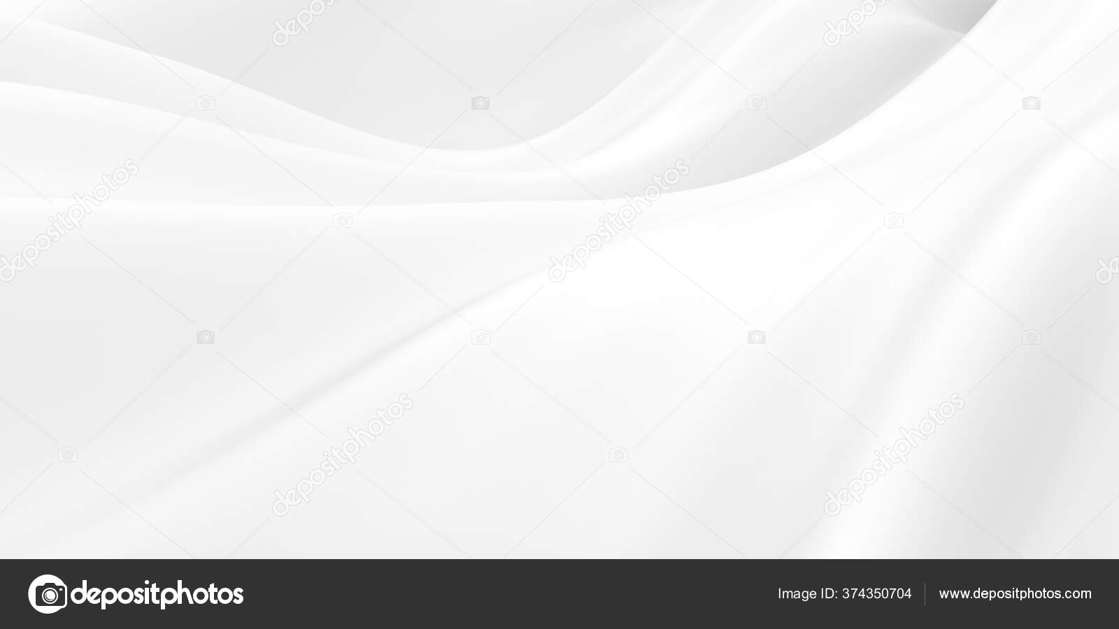 White Abstract Liquid Wavy Background Render Illustration Stock Photo ...