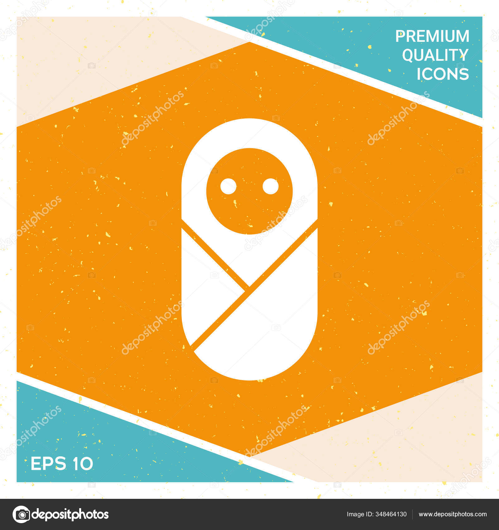 Infant Neonate Newborn Icon Signs Symbols Graphic Elements Your Design ...