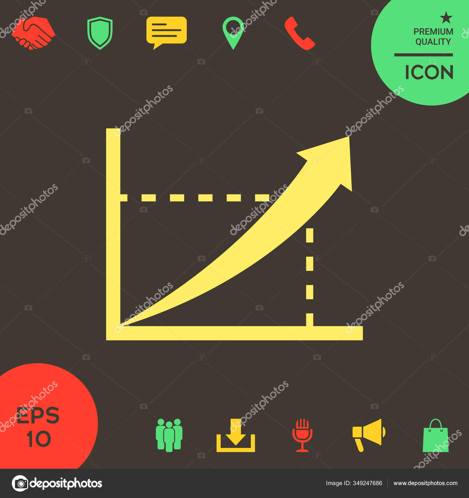 Graphic Icon Signs Symbols Graphic Elements Your Design — Stock Vector ...