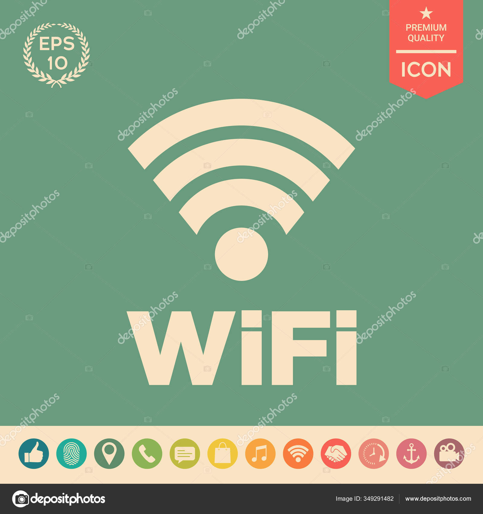 Internet Connection Symbol Icon Signs Symbols Graphic Elements Your ...