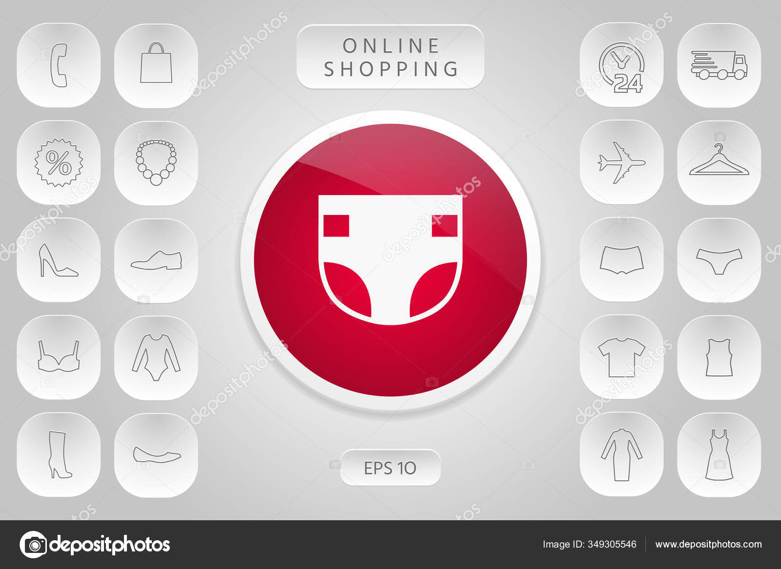 Nappy Icon Signs Symbols Graphic Elements Your Design — Stock Vector ...