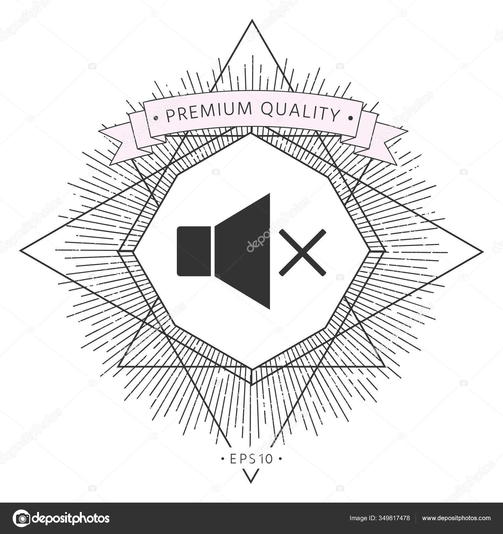 Volume Icon Signs Symbols Graphic Elements Your Design — Stock Vector ...