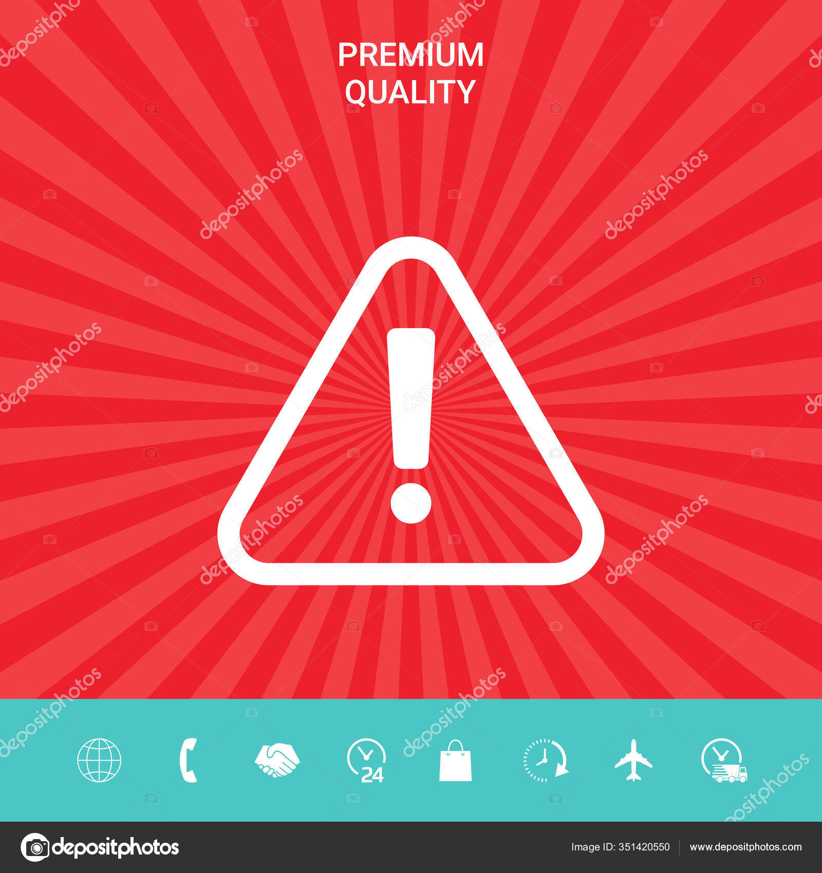Attention Icon Symbol Element Your Design — Stock Vector © sssheina ...