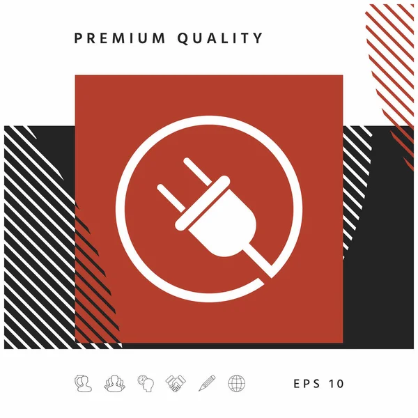 Plug Icon Element Your Design — Stock Vector © sssheina #354835718