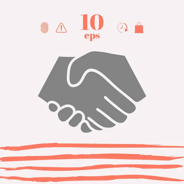 Symbol Handshake Circle Sign — Stock Vector © sssheina #354893934 Symbol Handshake Circle Sign — Stock Vector © sssheina #354893934