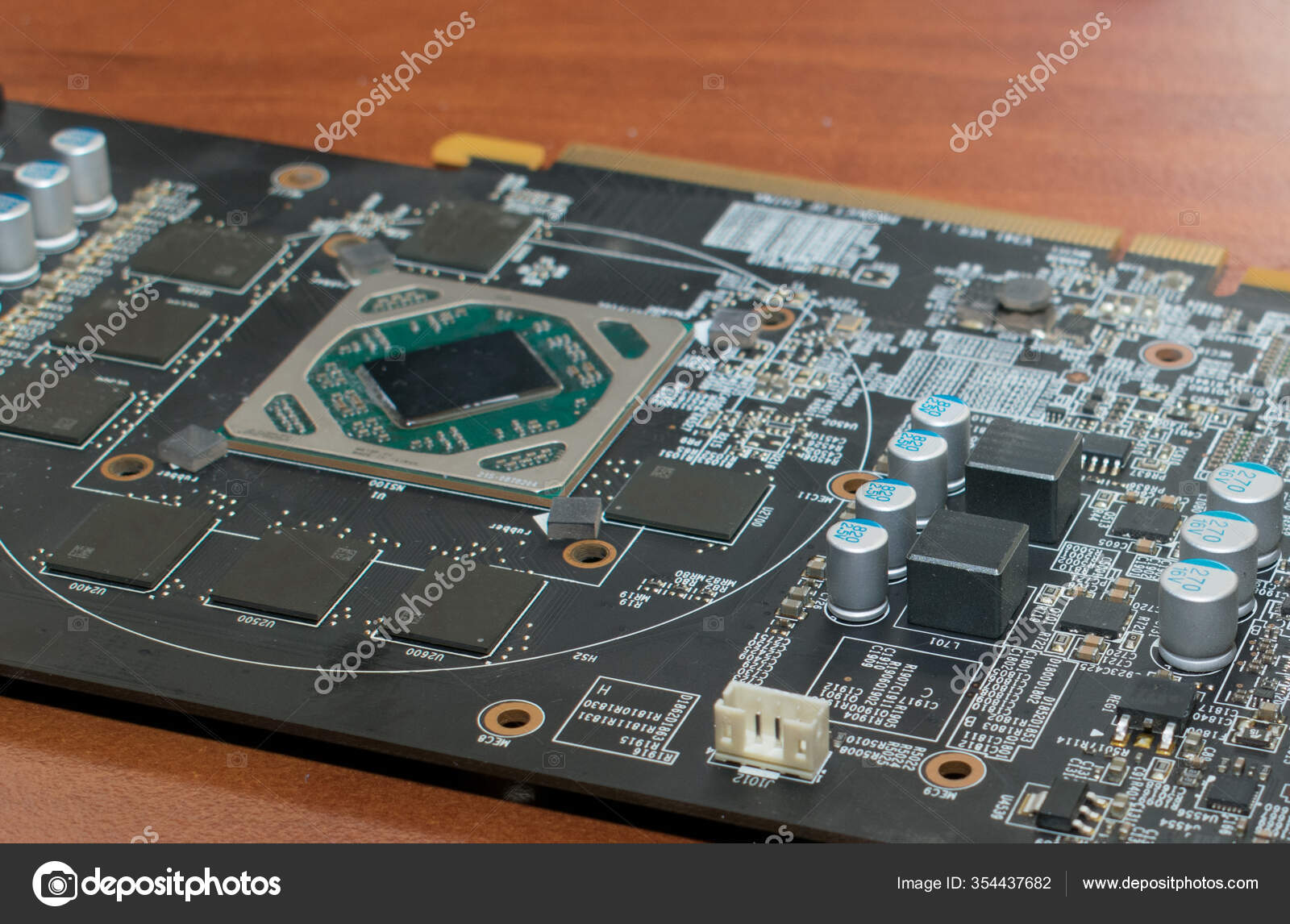 Cpu Electronic Circuit Motherboard Computer — Stock Photo © GarryD ...