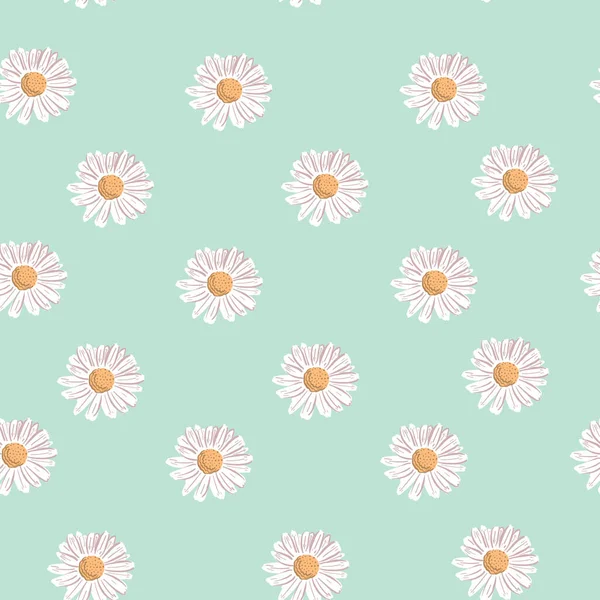 Horizontal daisy background Vector Art Stock Images | Depositphotos