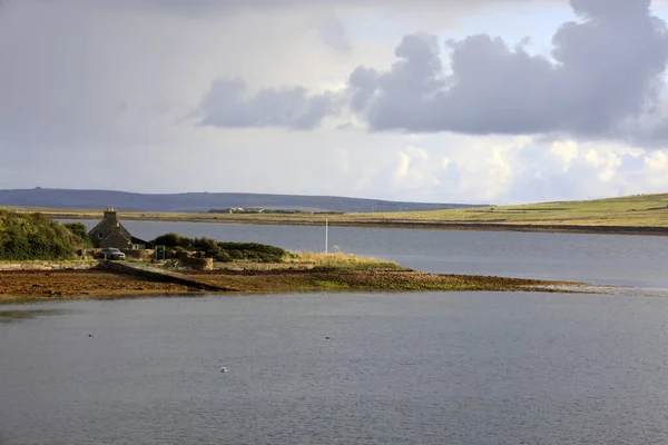 Scapa Flow - Orkney (Scotland), UK - August 11, 2018: Landscape near ...
