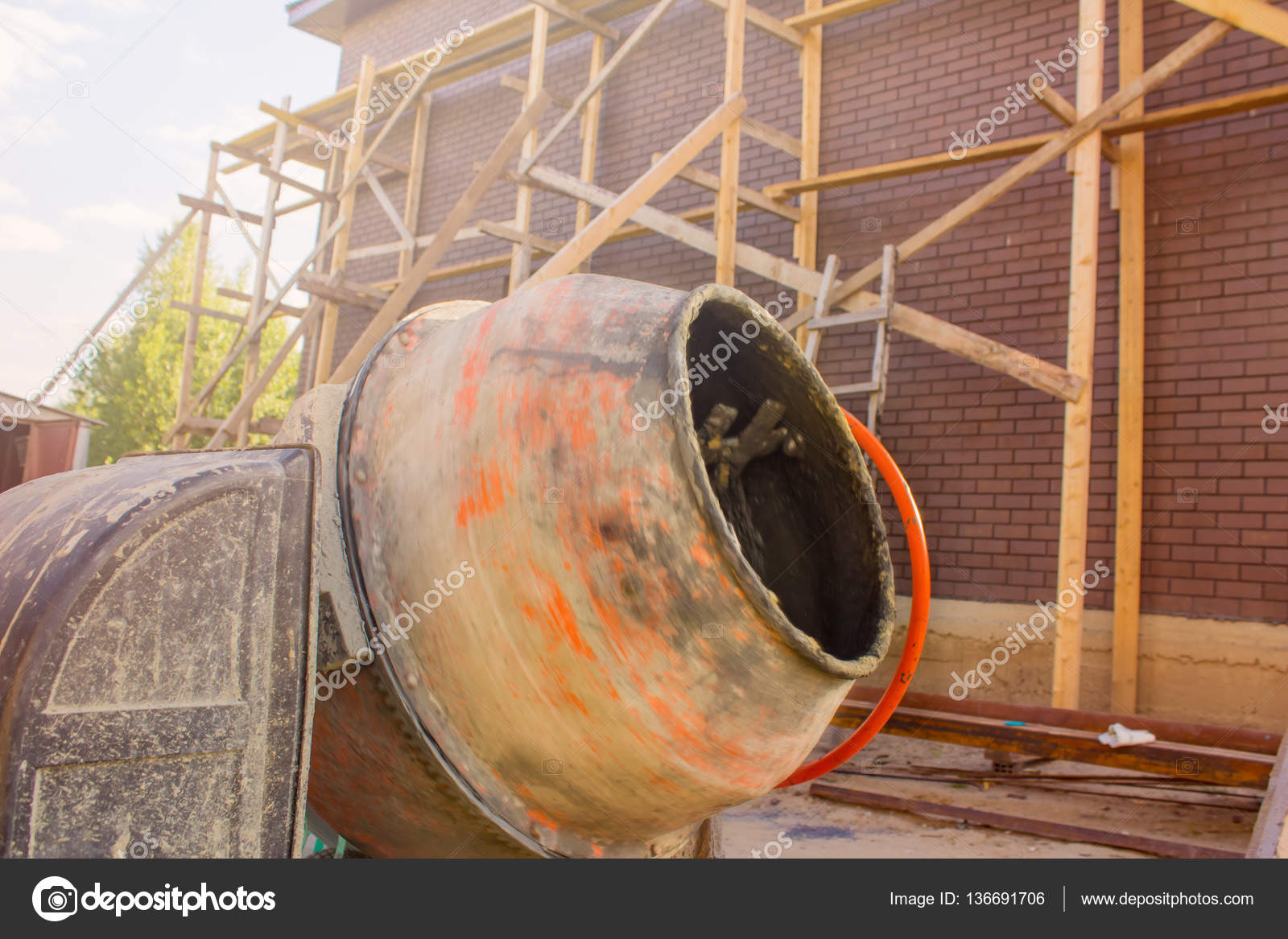 Concrete works, construction — Free Stock Photo © vapm #136691706