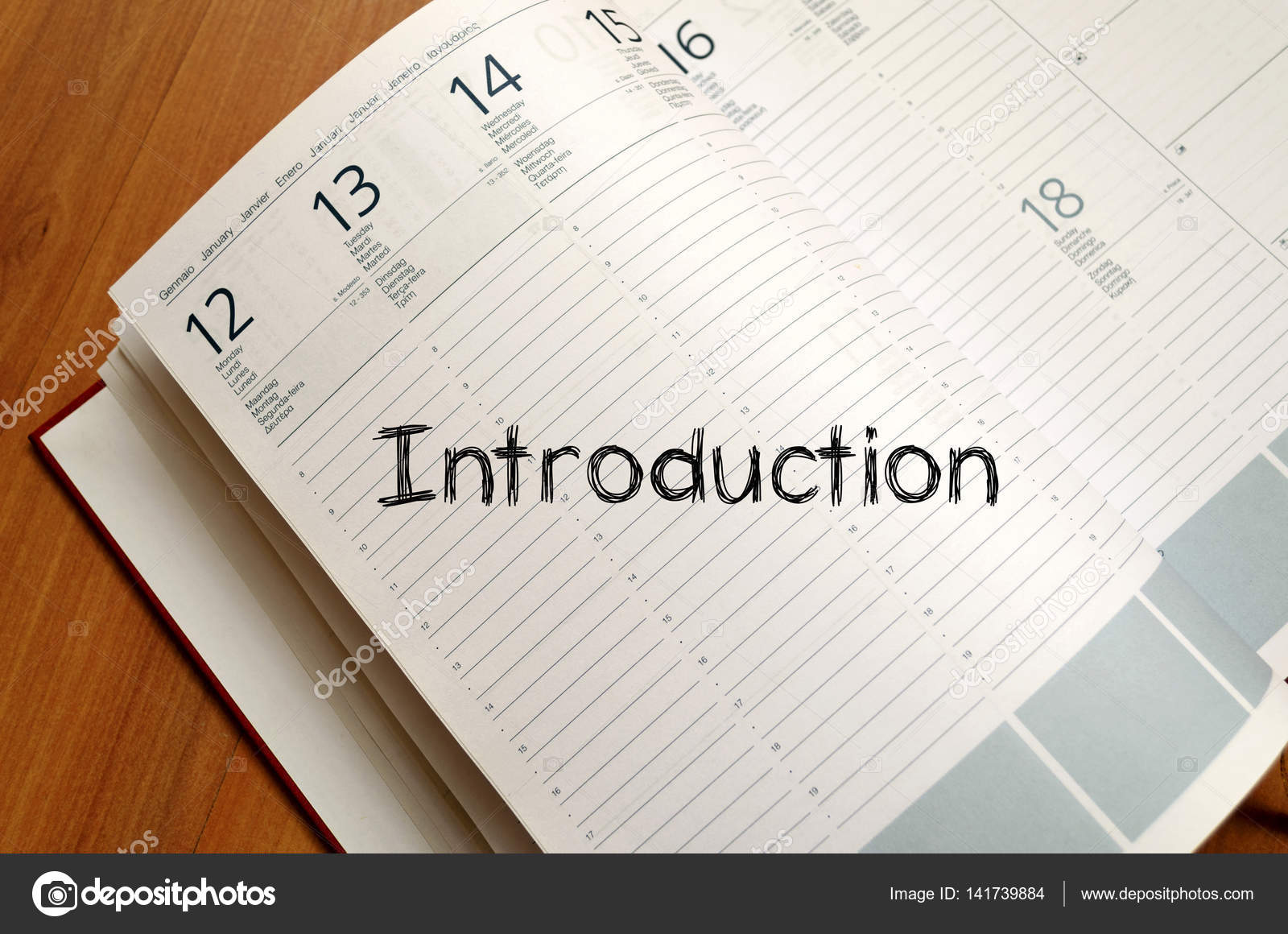 Introduction concept on notebook — Stock Photo © Petenceto #141739884