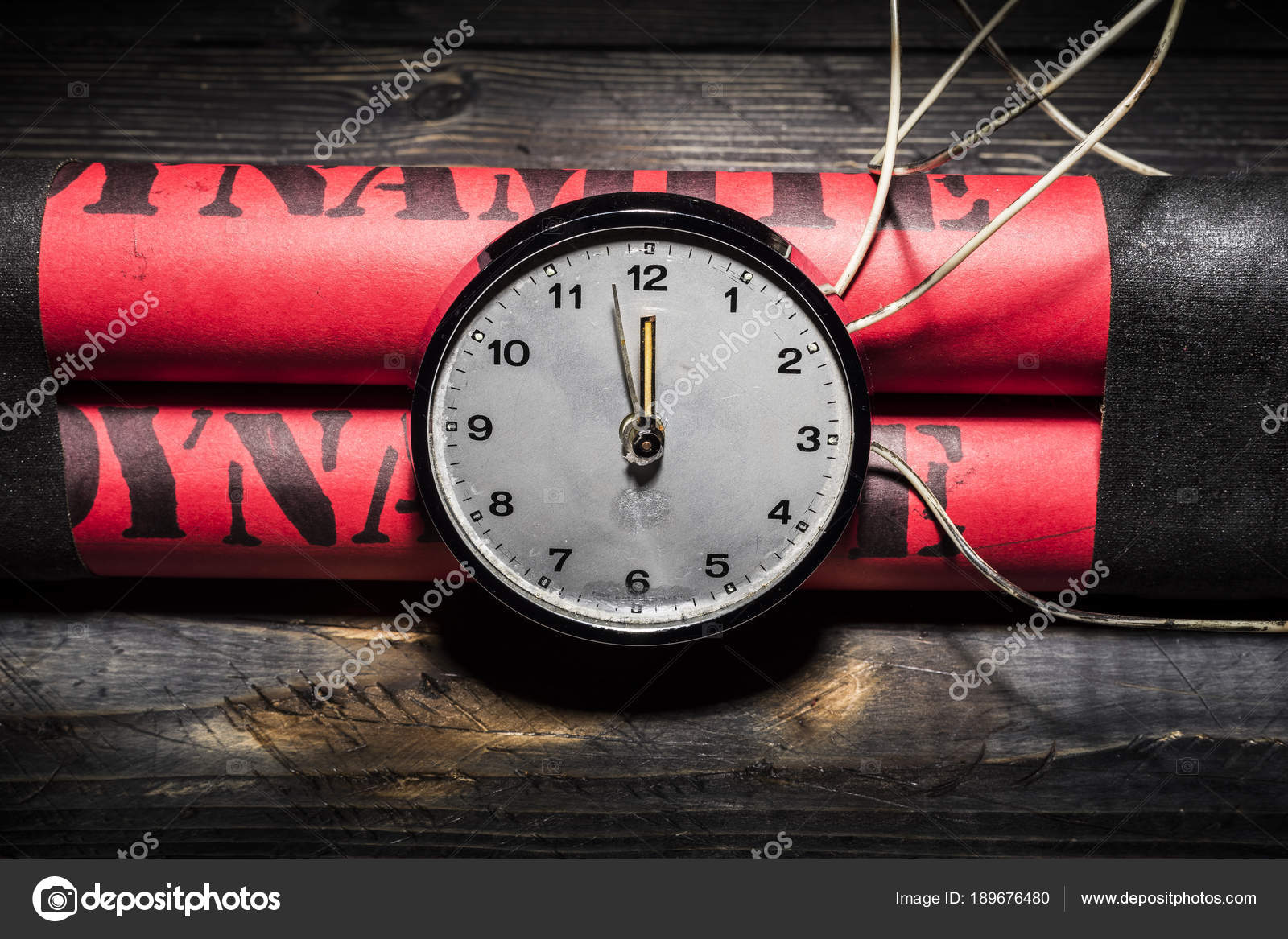 Dynamite Bomb Timer Bunch Dynamite Black Background Dynamite Going ...