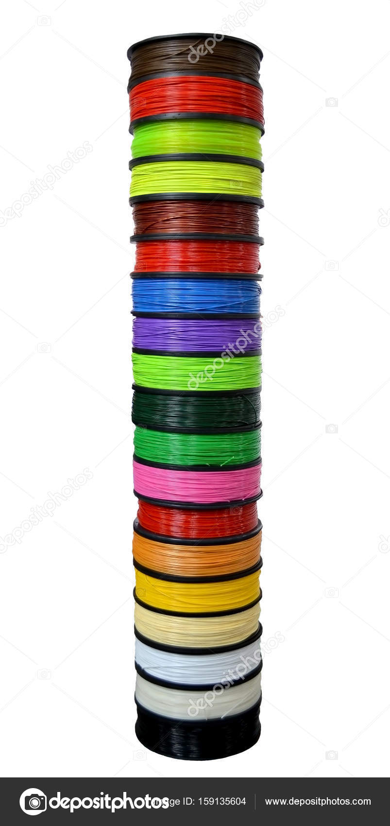 Filament wire for 3D printer Stock Photo by ©Marina1408 159135604