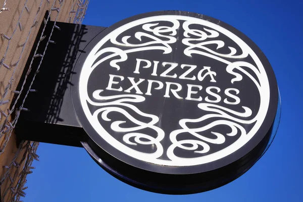 PizzaExpress logo advertising sign – Stock Editorial Photo ...
