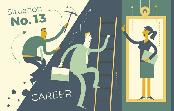 Career ladder infographics Vector Art Stock Images | Depositphotos
