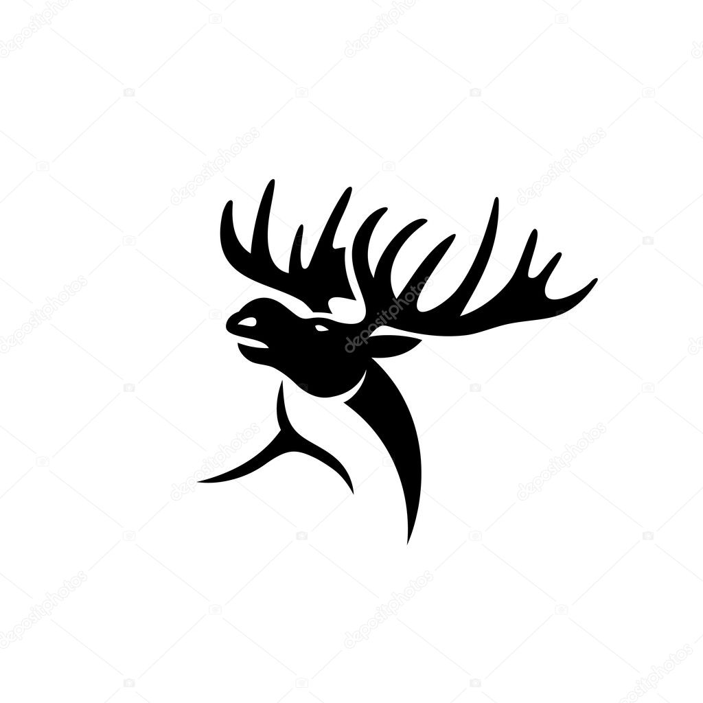 Moose simple icon Stock Vector by ©I.Petrovic 127553068