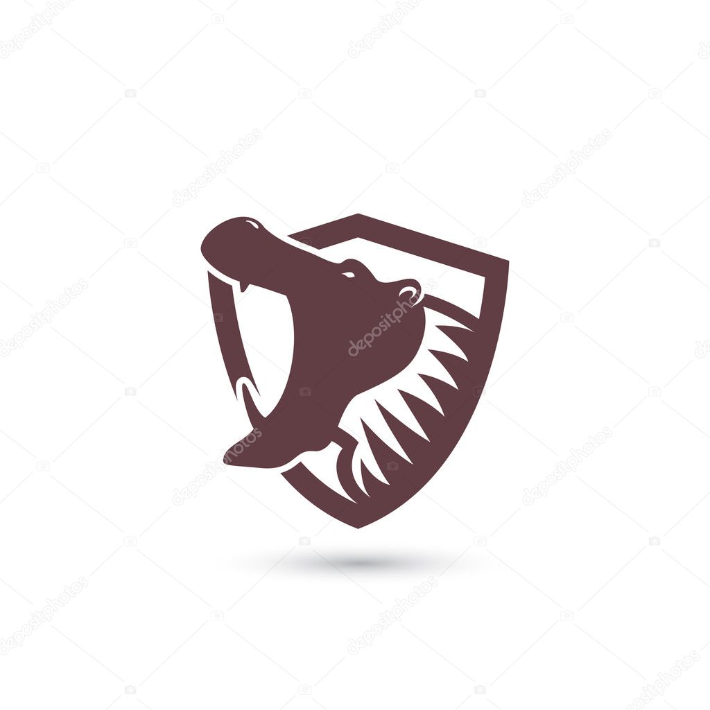 Hippo symbol illustration Stock Vector Image by ©I.Petrovic #128472674