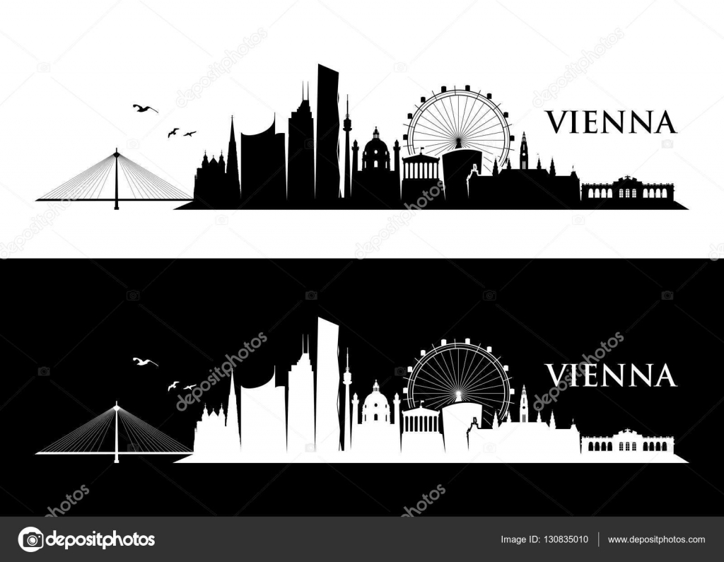 Vienna Skyline Silhouette