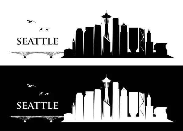 100,000 Seattle skyline Vector Images | Depositphotos