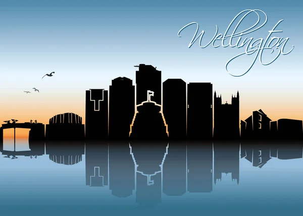 77 Wellington skyline vector Vector Images, Wellington skyline vector ...
