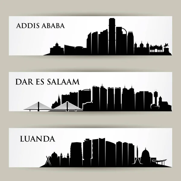 City skyline banners — Stock Vector © I.Petrovic #46228659