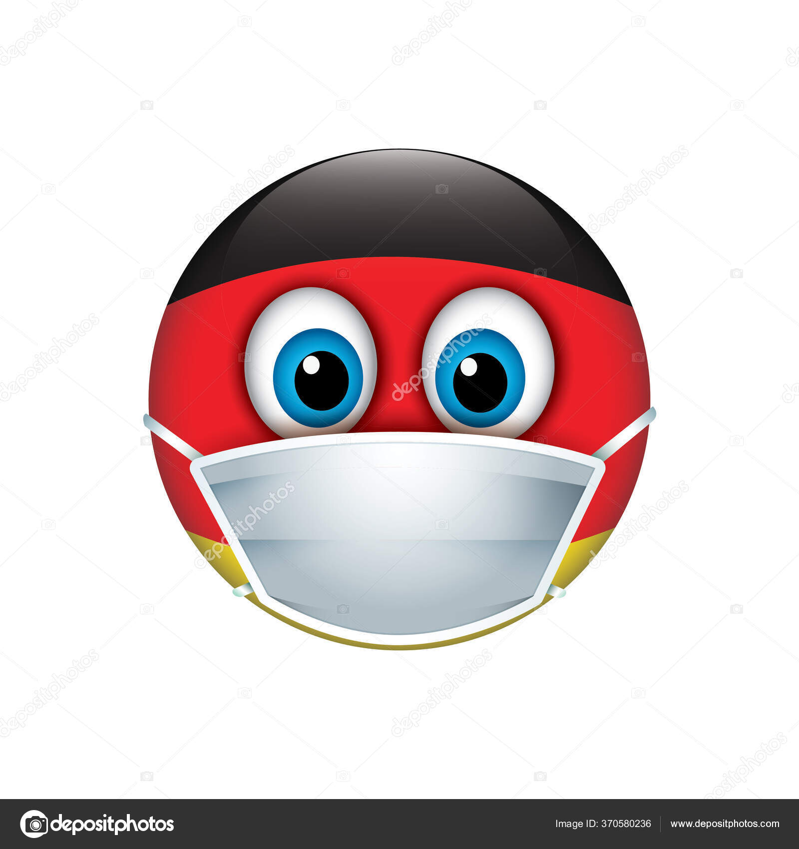 독일의 이모티콘 이모티콘 — 스톡 벡터 © I.Petrovic #370580236