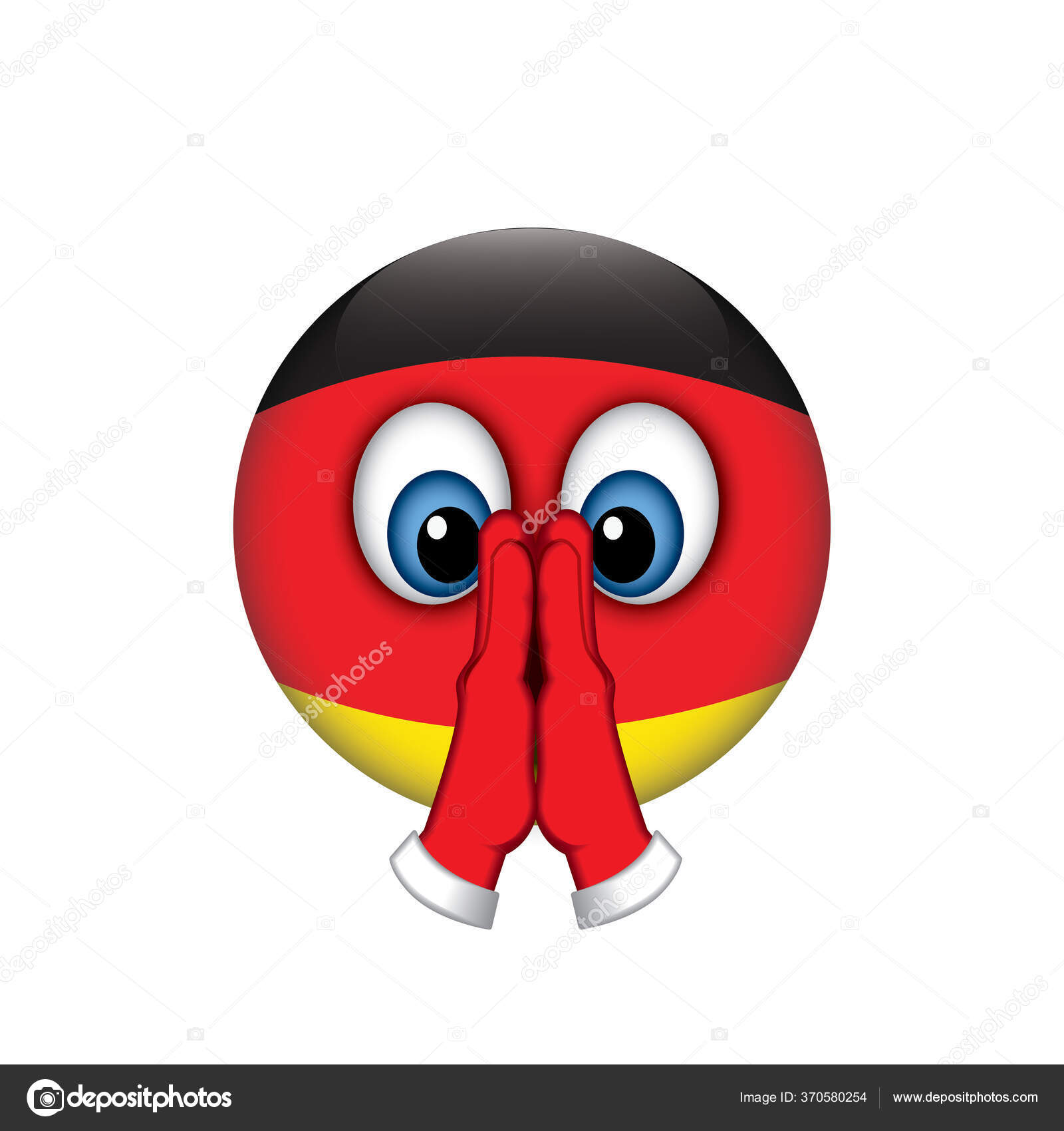 Lindo., Símbolo, Persona, Alemanas, Emoción Imagen Vectorial de © I ...