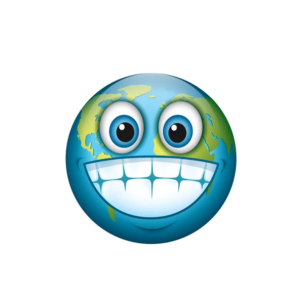 Earth Smiling Face Thumbs Up