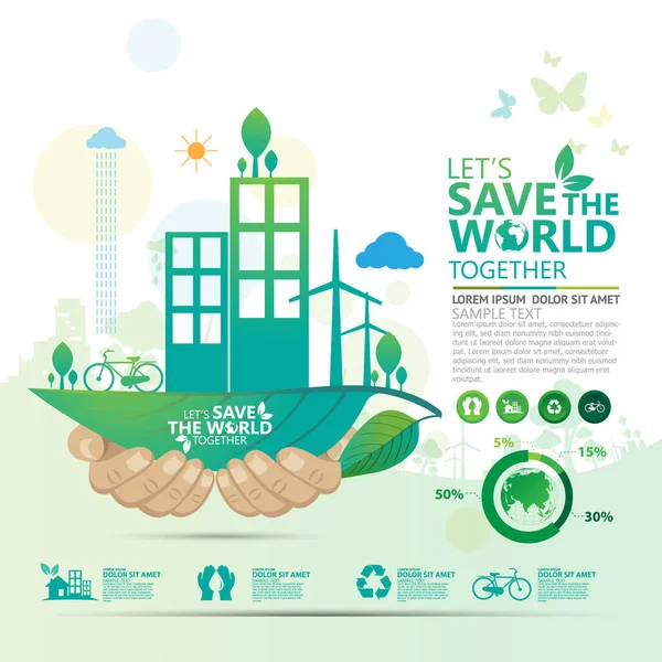 Environment Let's World Together Stock Vector by ©Kowition3009 371569692