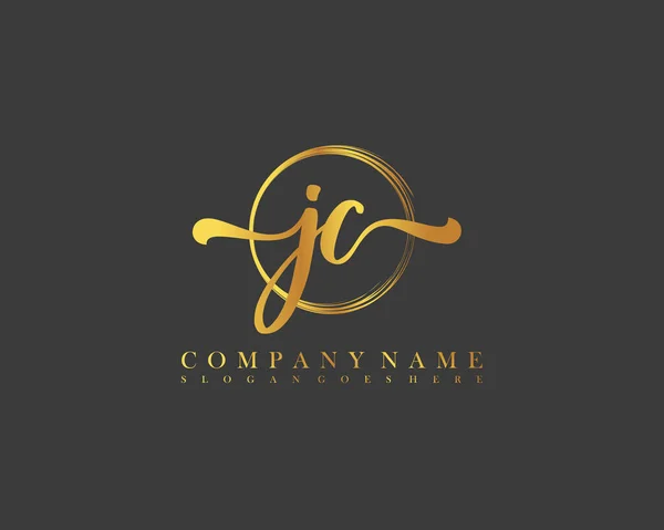 Initial Handwriting Circle Logo Vector Stock Vector by ©SATURDAYNIGHT ...