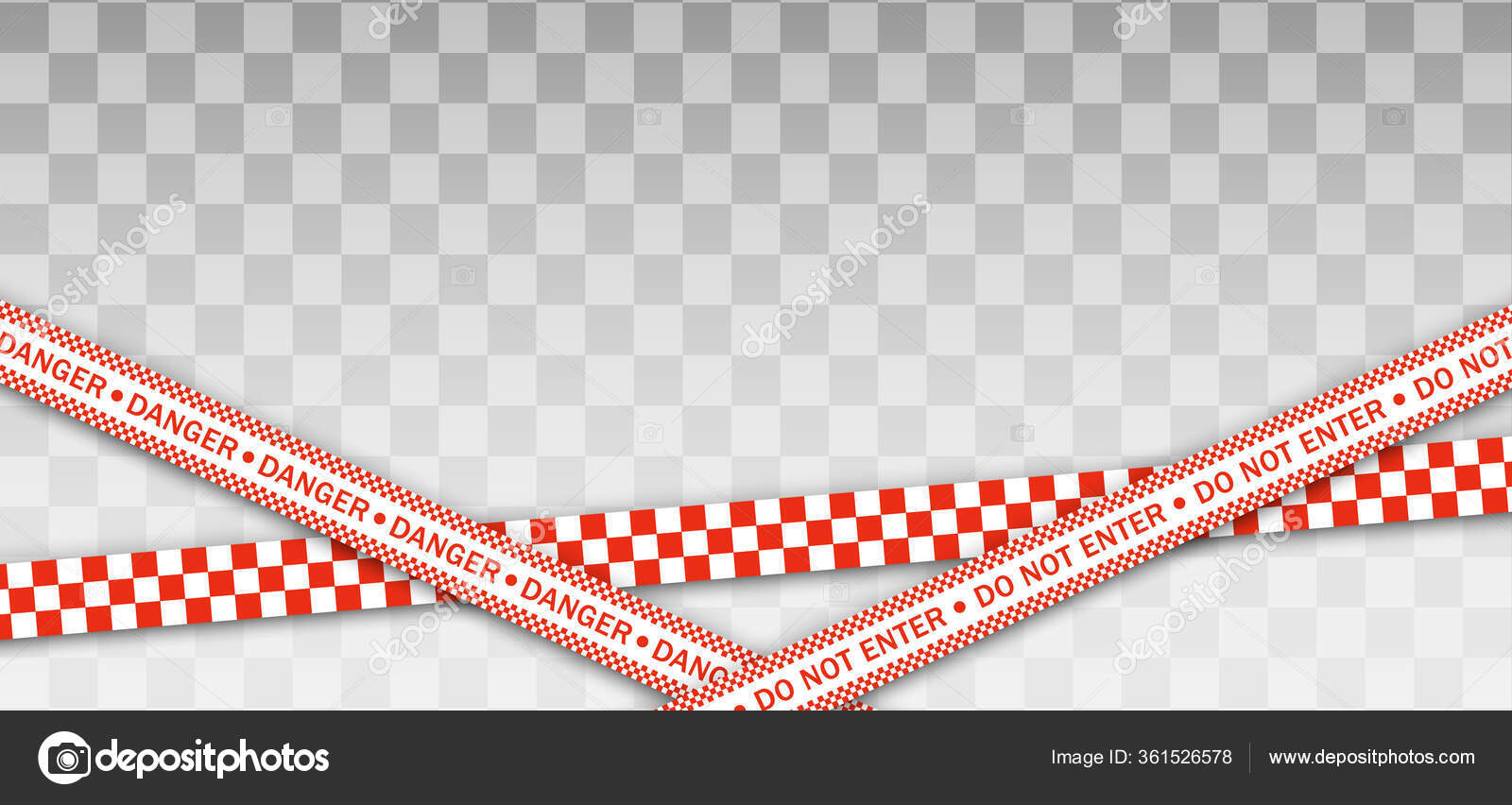 Red police tape. Stock Vector by ©Poliashenko 361526578