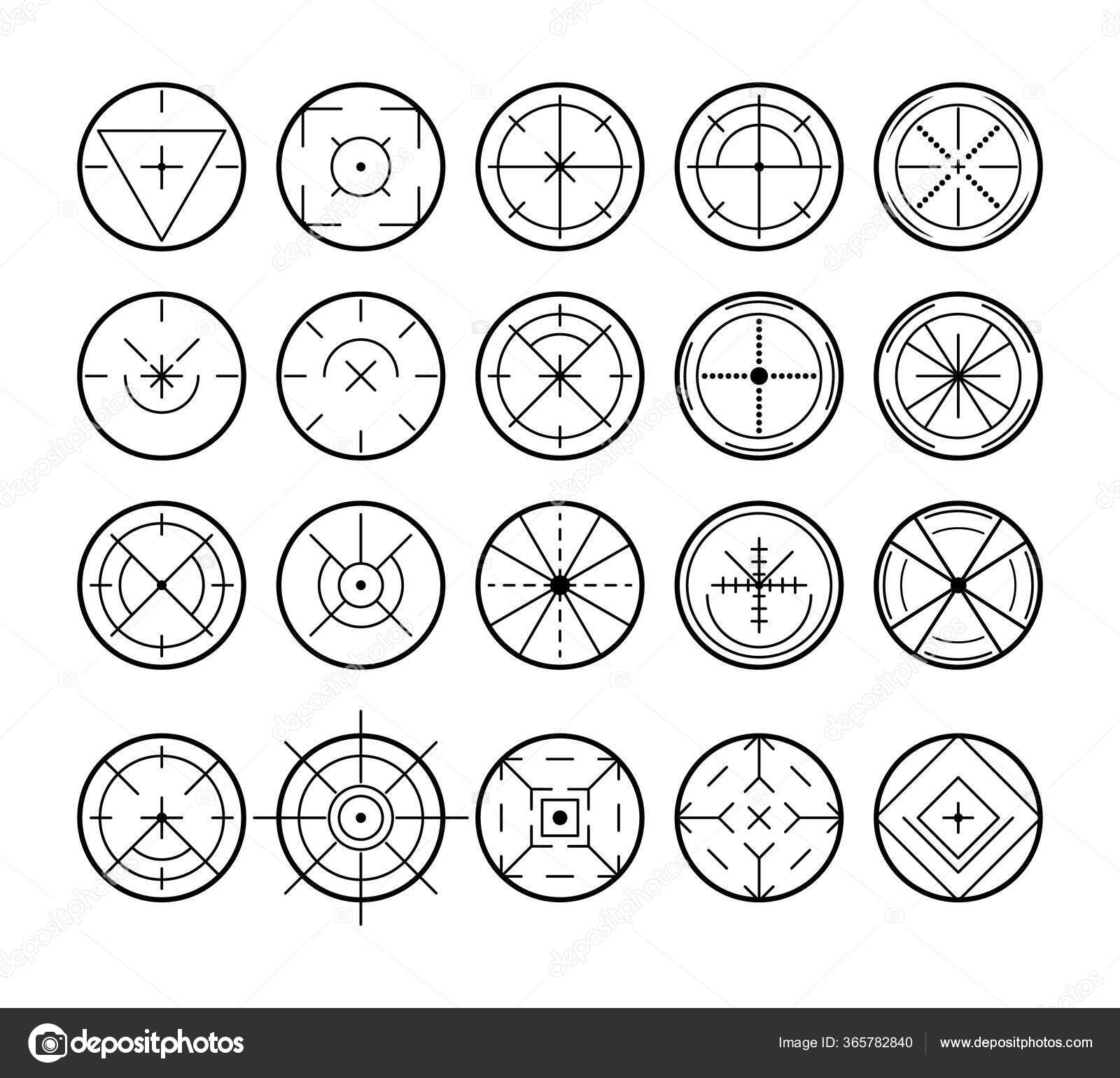 Target and aim. Stock Vector by ©Poliashenko 365782840