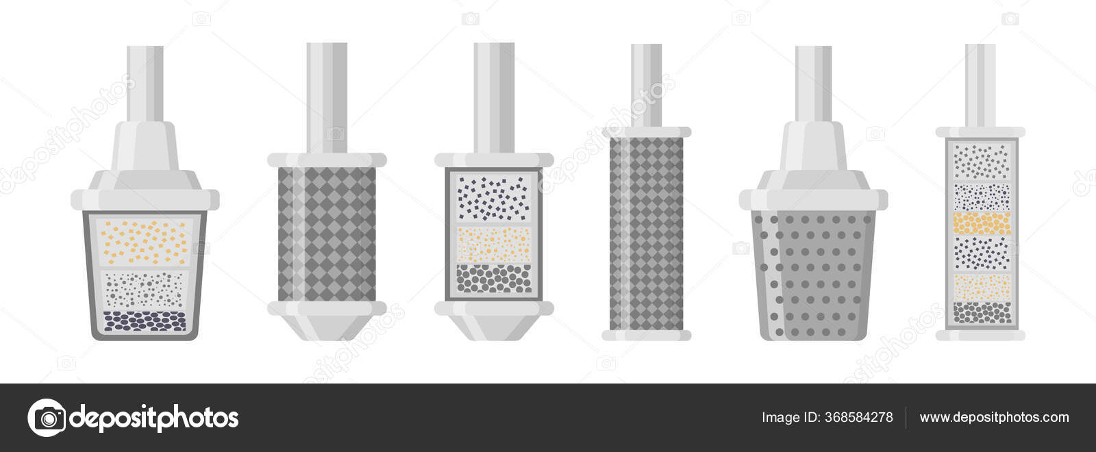 Water filter icons. Stock Vector by ©Poliashenko 368584278