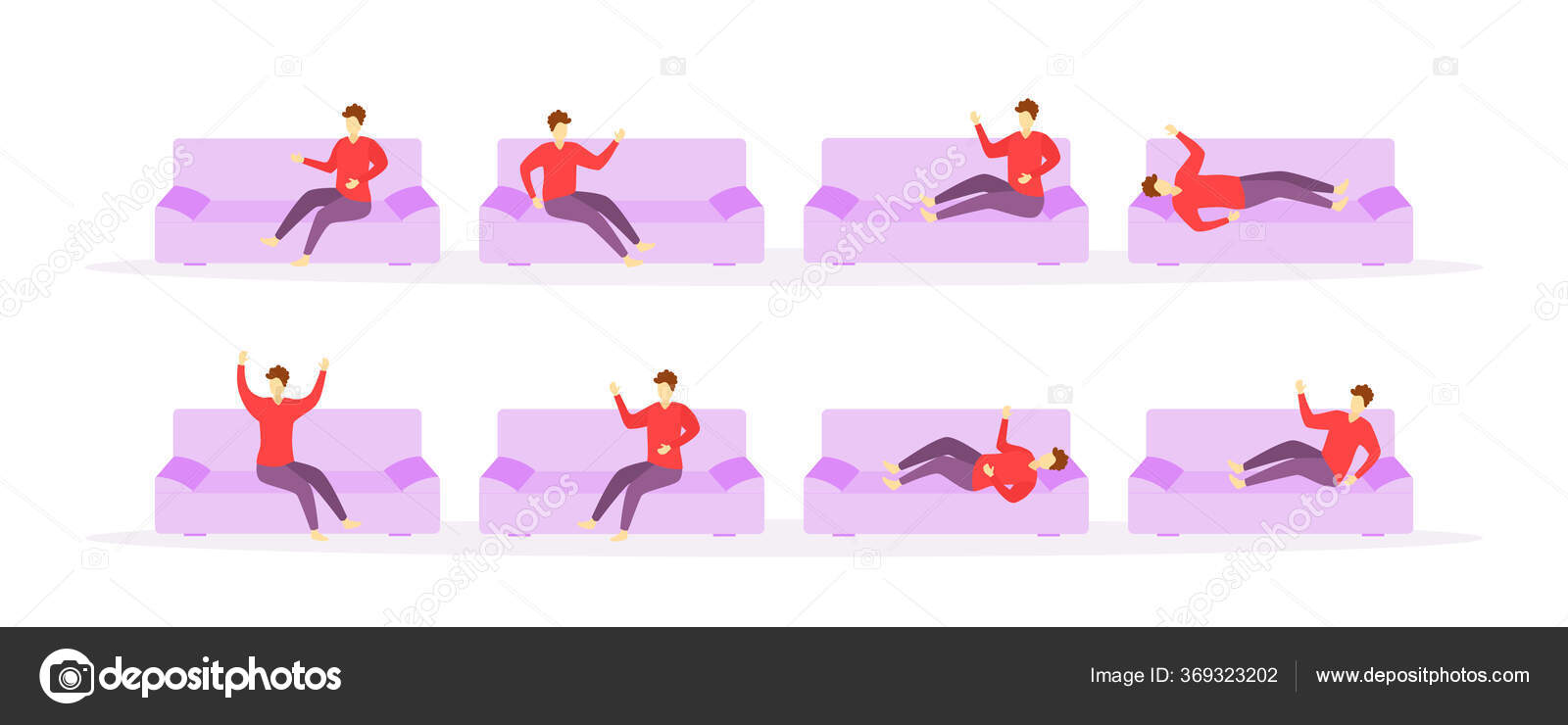 Characters people sitting. Stock Vector Image by ©Poliashenko #369323202
